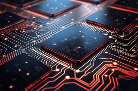 Premium Photo Digital Circuitry Background With Binary Code