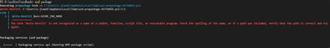 Set Continueonerror To `false` Script Errors Cantt Stop Execution Of Azd In Windows · Issue