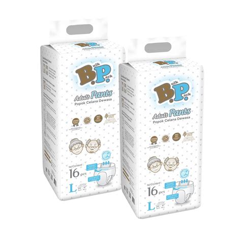 Jual Bp Diapers Adult Pants Popok Dewasa Model Celana Ukuran L Isi 16