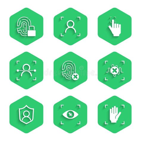 Set Rejection Fingerprint Eye Scan Palm Recognition Voice User Protection Face Fingerprint