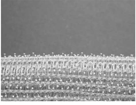 Self Gripping Parietene Progrip Mesh With Polypropylene Fibres And