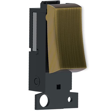 Enerj Smart Antique Brass Finish Wireless Grid Switch Wilko