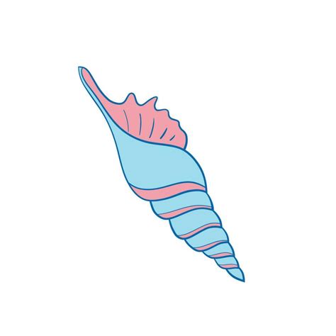 Seashell Vector Illustration For Your Design 23480189 Vector Art At Vecteezy