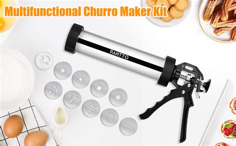 Pahtto Churro Maker Machine Stainless Steel Churros Gun