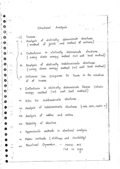 Made Easy Structural Analysis Handwritten Notes Of Civil Engineering For Gate Ese Psus