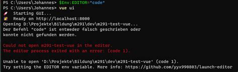VUE CLI UI Support VS Code As Default Editor Issue 2982 Vuejs Vue Cli GitHub