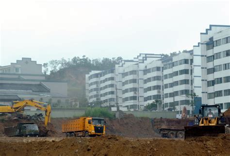 暑期新校区基本建设掠影 汉江师范学院 新闻网