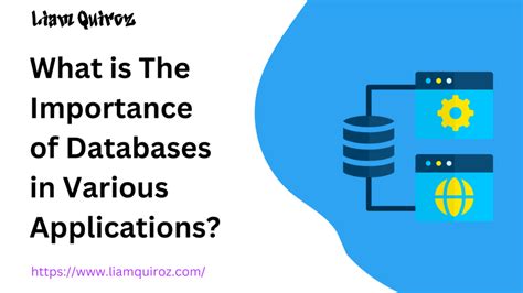 What Is The Importance Of Databases In Various Applications Liam Quiroz