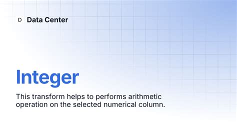 Integer Data Center Integer Data Center