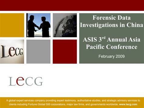 Forensic Data Investigations In China Ppt