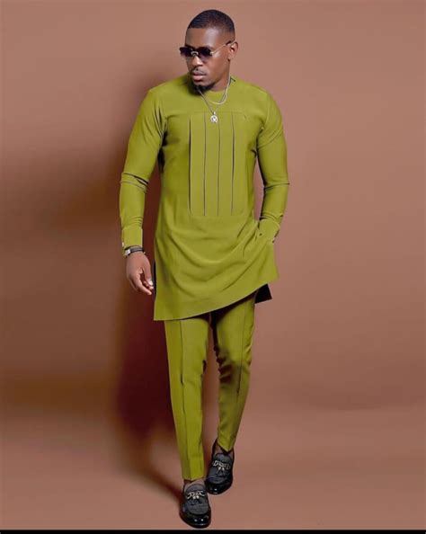 Bami African Kaftan And Pant African Clothing African Men Etsy