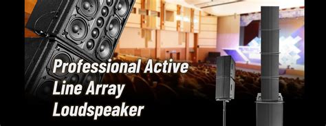 professional active line array loudspeaker system 2024 guangzhou
