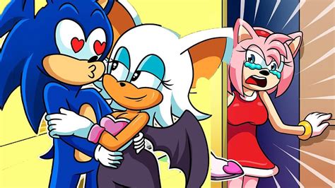 Amy Is In Love No Sonic Don T Leave Me Sonic The Hedgehog Animation Youtube