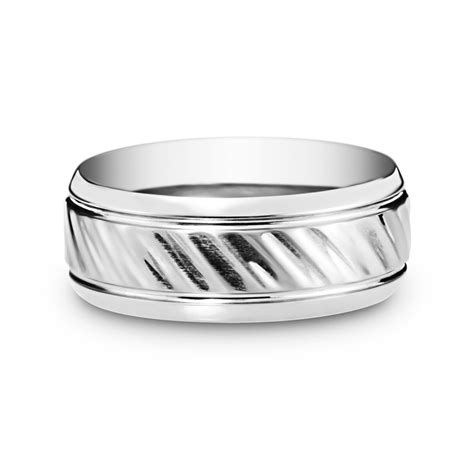 Men S Mm Titanium Wedding Band Wedding Bands For Him Accessories Shop Your Navy Exchange