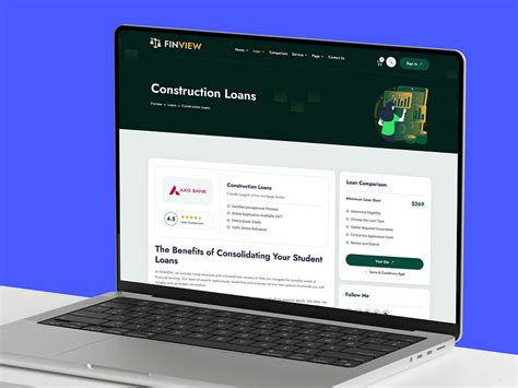 finview financial loan review and comparison by softivus on dribbble