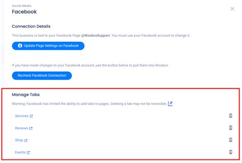 remove any facebook tab using woobox woobox blog