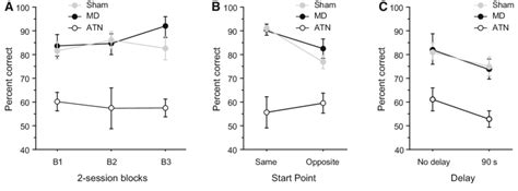 A Percent Of Correct Trials During The Acquisition Phase Of The Spatial Download Scientific