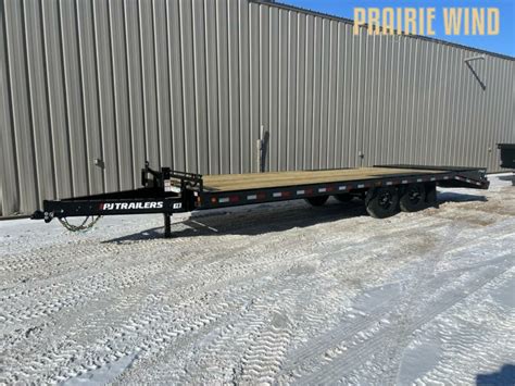 New 2025 Pj Trailers 24 Low Profile F8 Deckover Trailer