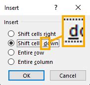 Ways To Shift Cells Down In Microsoft Excel How To Excel