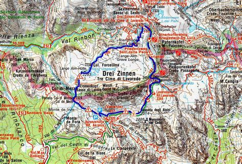 Giro Delle Tre Cime Di Lavaredo Montagna Di Viaggi