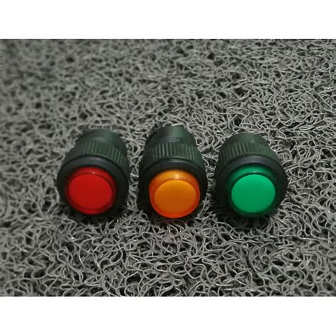 Jual Switch Self Locking 16mm Saklar Push On Off Indikator Led Shopee Indonesia