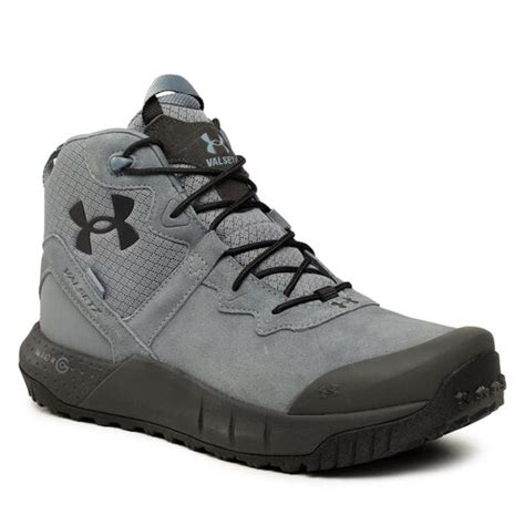 Trekkingschuhe Under Armour Ua Mg Valsetz Mid Lthr Wp 3024334 101 Grau