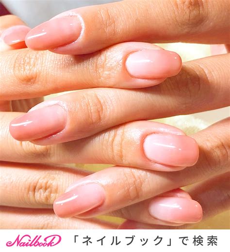 オールシーズンハンドグラデーションミディアムクリア Loversglitternailのネイルデザイン No4440236