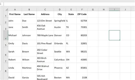 How To Make Address Labels In Excel Geeksforgeeks