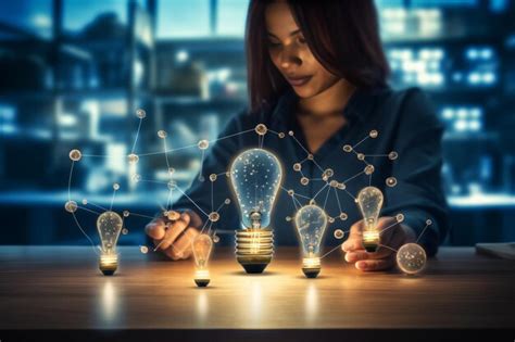 Unleashing Creativity And Innovation Illuminating The Path To Success Premium Ai Generated Image