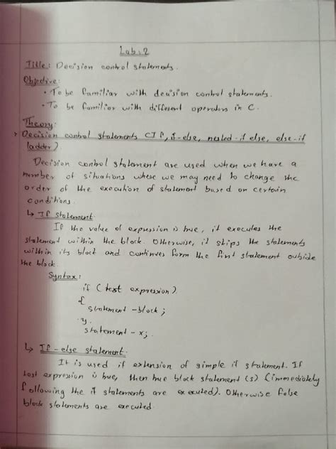 Programming In C Lab 2 Pdf