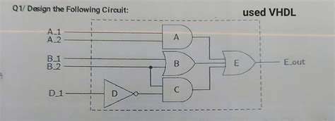 Solved Q1 Design The Followina Circuit Chegg