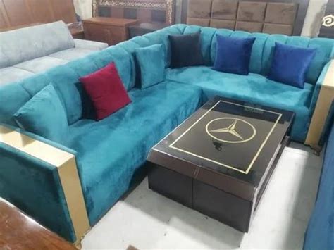 5 Seater L Shape Engineered Wood Sofa Set At Rs 35000 Set In Ahmedabad