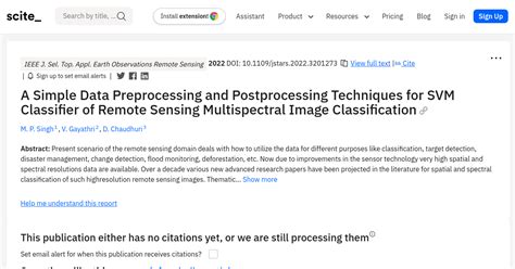 A Simple Data Preprocessing And Postprocessing Techniques For Svm Classifier Of Remote Sensing