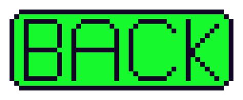 back button green