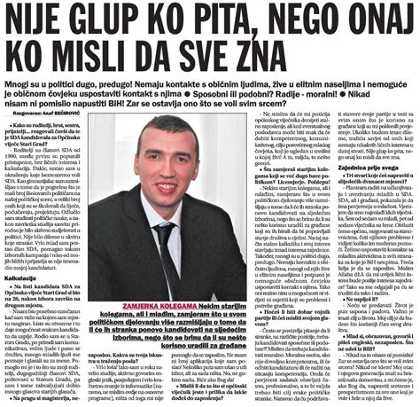 Vaš Vijećnik Vedad Deljkovic Nova Snaga Sda