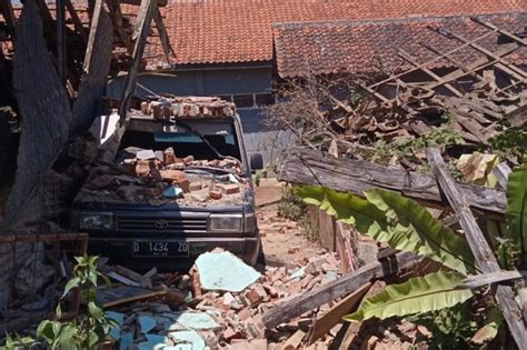 Gempa Magnitudo Guncang Kabupaten Bandung Kecamatan Kertasari Dan