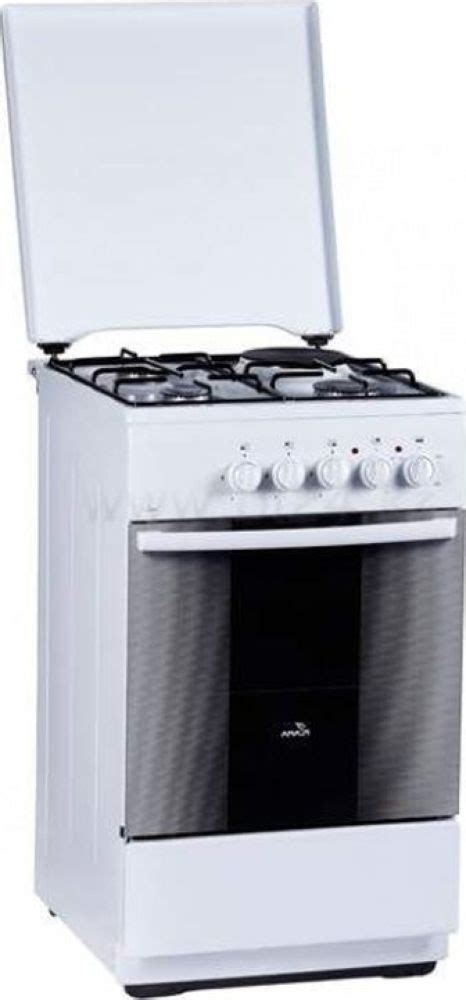 Плита газоэлектрическая FLAMA RK 23-101 W белый — купить в интернет ...