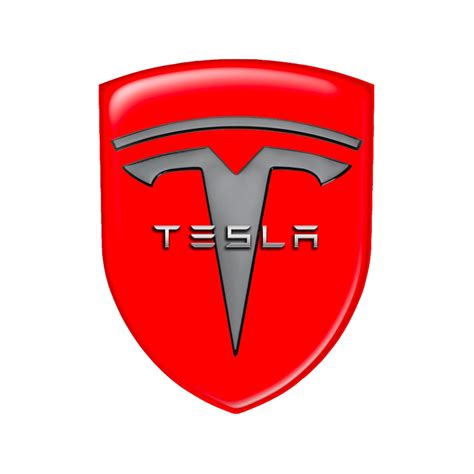 Tesla Logo Red