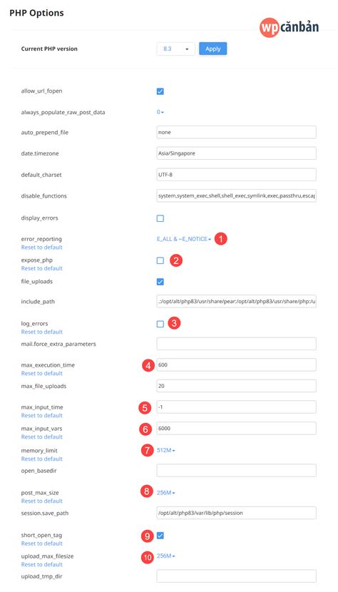 hướng dẫn nâng cấp php 8 3 cho wordpress wp căn bản