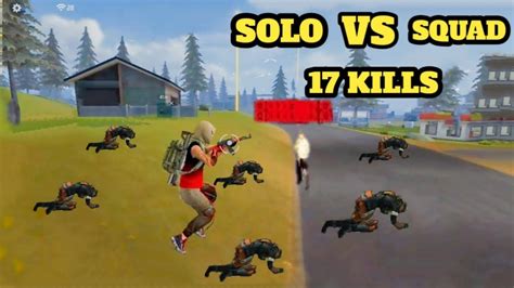 Solo Vs Squad Me 20 Kills Ke Sath Booyah Videos Freefire Booyah