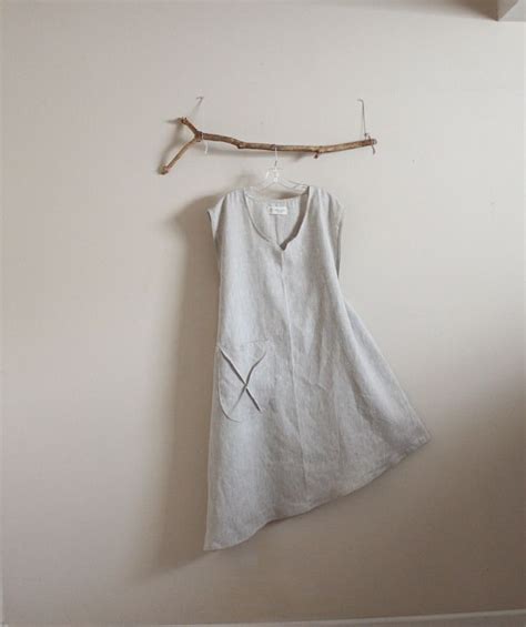 Plus Size Calla Lily Asymmetrical Linen Dress Etsy Linen Clothes