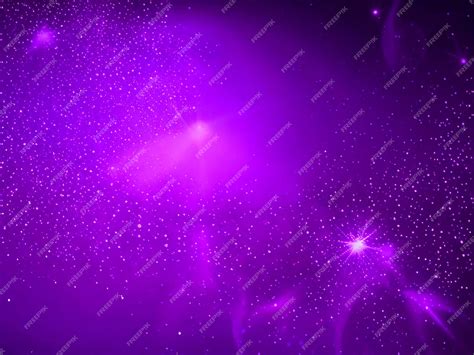Gradient Violet Glowing Particles Background Premium Ai Generated Image