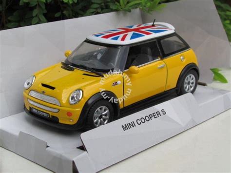 Kinsmart Diecast Car Mini Cooper S W Uk Flag Y Hobby