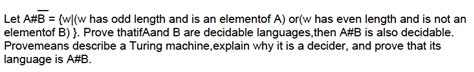 Solved Let A B W W Has Odd Length And Is An Elementof A Chegg