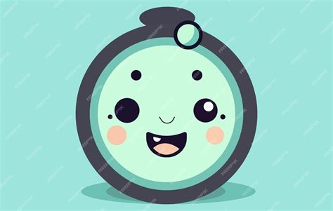 Premium Vector A Cute Clock Logo Vector Illustration Flat Designcute