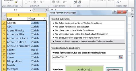 Excel Erst Filtern Dann Formatieren Pctipp Ch