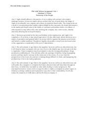 Phil 1404 Assig Unit 1 Docx Phil 1404 Written Assignment Phil 1404
