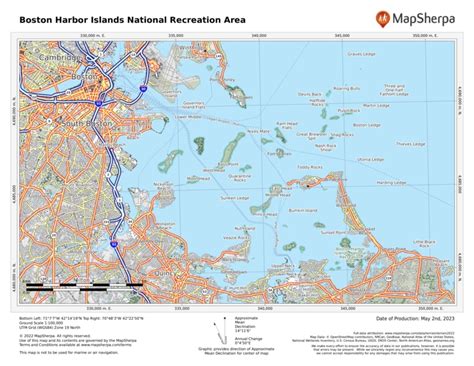 Map Of Boston Harbor Islands