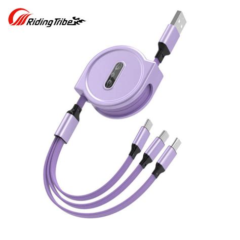 3 In 1 2 5a Charging Cable Fast Charging Wire Multi Charging Cord Usb Cord Adapter Compatible