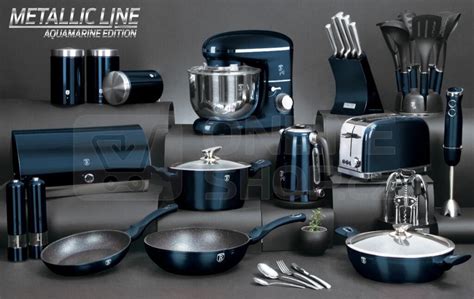 Diskuze BerlingerHaus Aquamarine Metallic Line BH s nepřilnavým povrchem prkénko ks